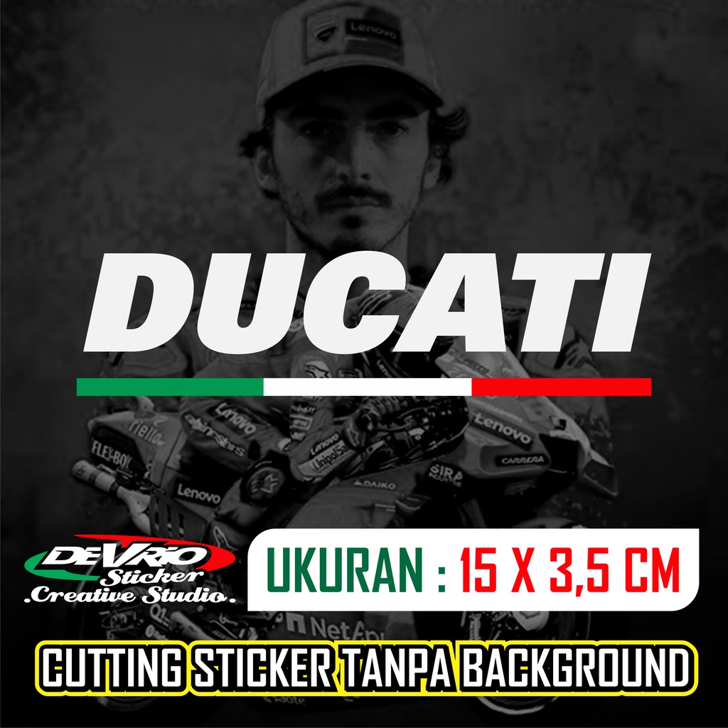 Jual Stiker DUCATI Moto GP (Cutting Sticker Custom Suka Suka) | Shopee ...