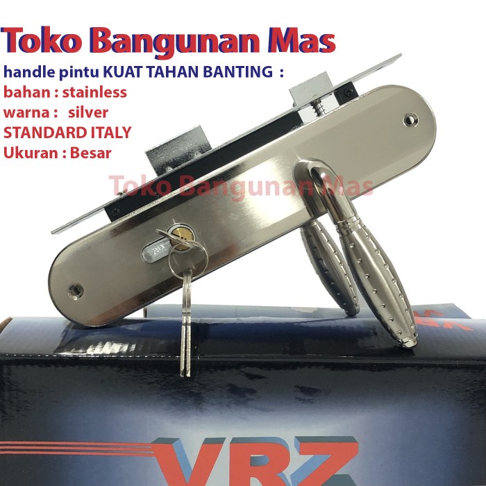 Jual Gagang Handle Pintu Stainless Panjang /Kunci Pintu Ukuran Besar ...