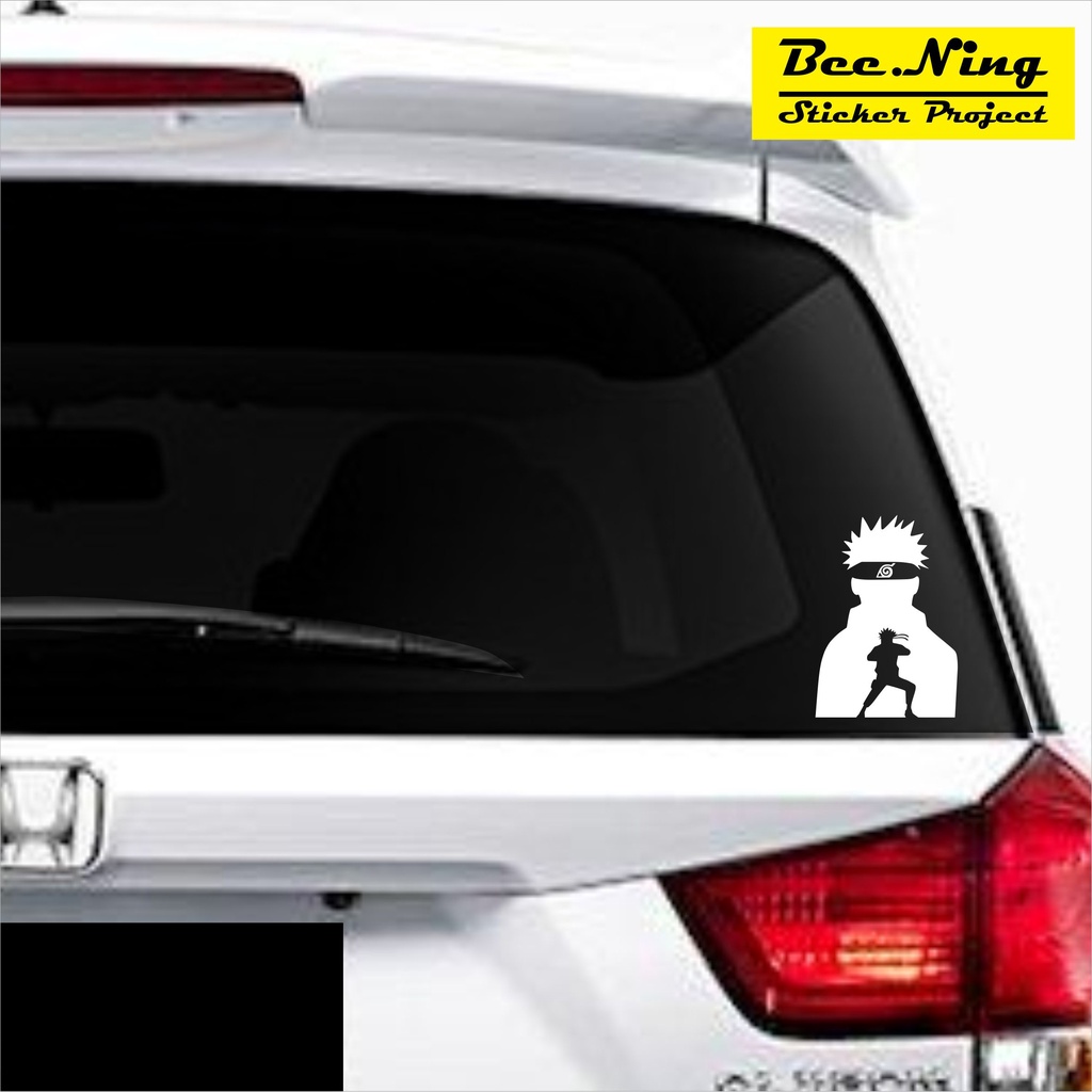 Jual STIKER KACA MOBIL SILUET NARUTO 20 CM STIKER MOBIL KEREN CUTTING ...