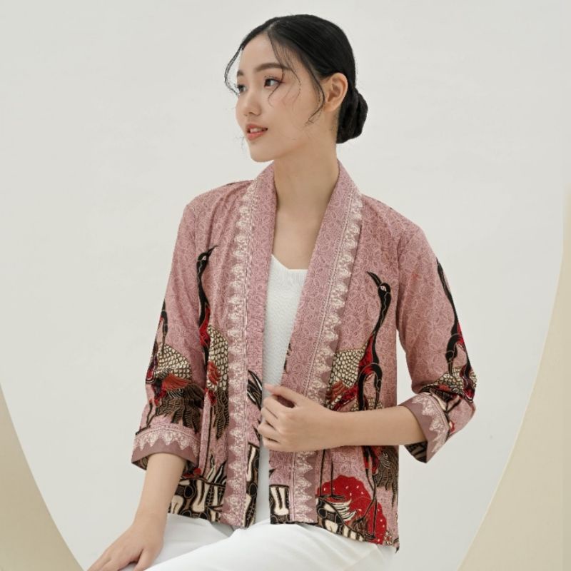 Jual Blazer Batik Wanita / Outer Batik Wanita #241 | Shopee Indonesia