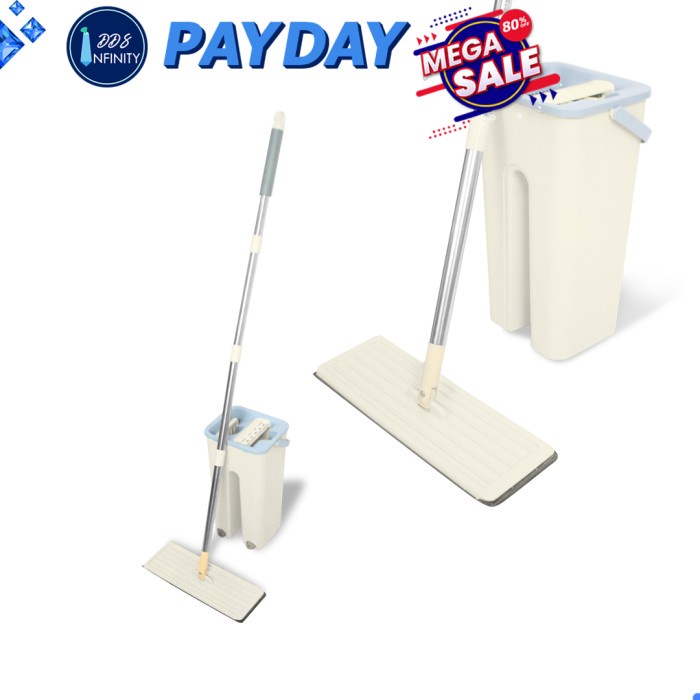 Jual Discount Alat Pel Lantai Praktis Ultra Mop Flat Pengepel Otomatis ...