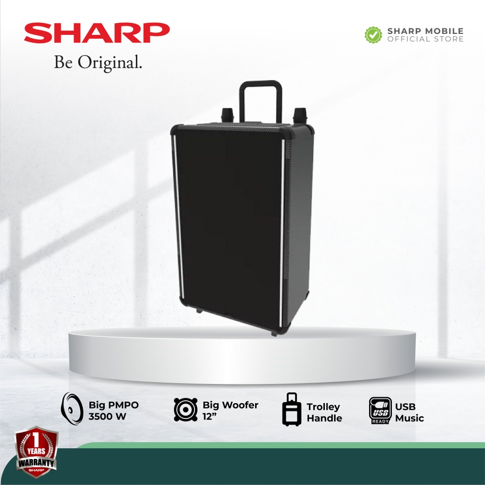 Jual SHARP Trolley Series CBOX-TRB12CBL | Shopee Indonesia