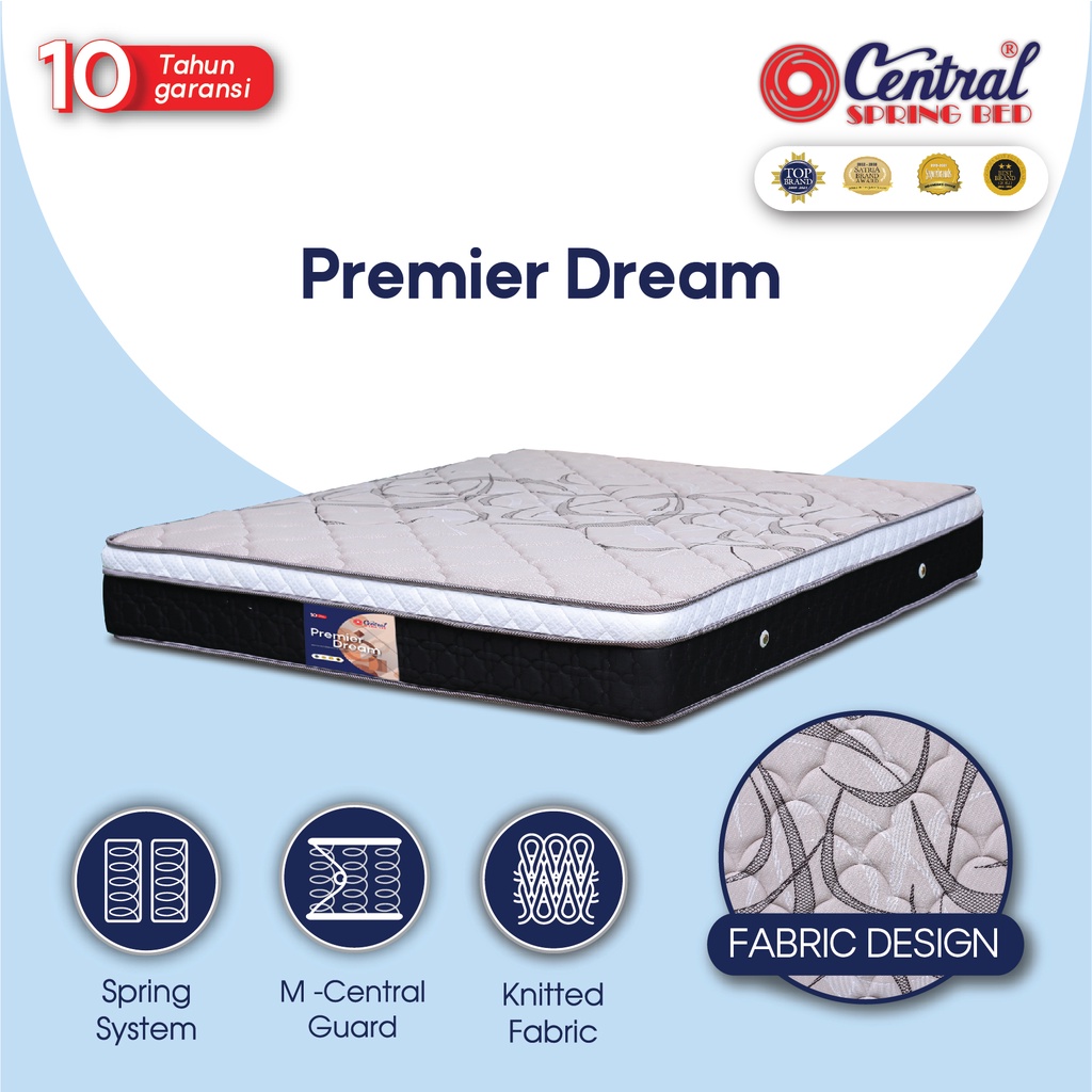 Jual Central Springbed Premier Dream – Mattrass Only | Shopee Indonesia