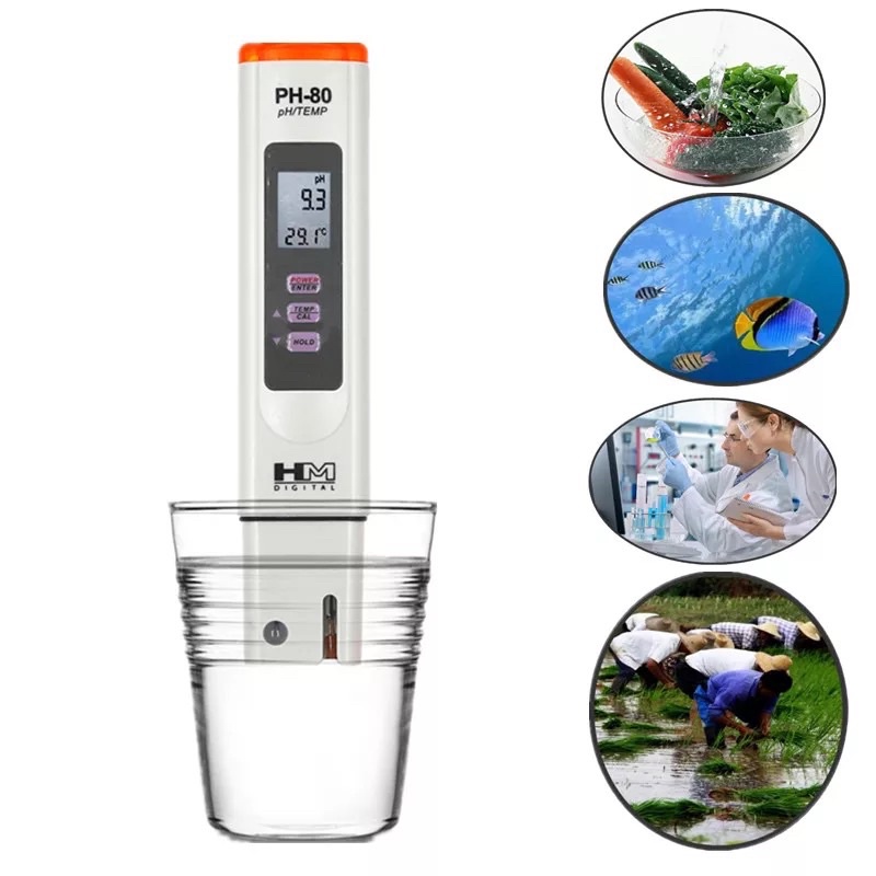Jual HM Digital PH-80 pH Temperature Meter Tester Digital With ...