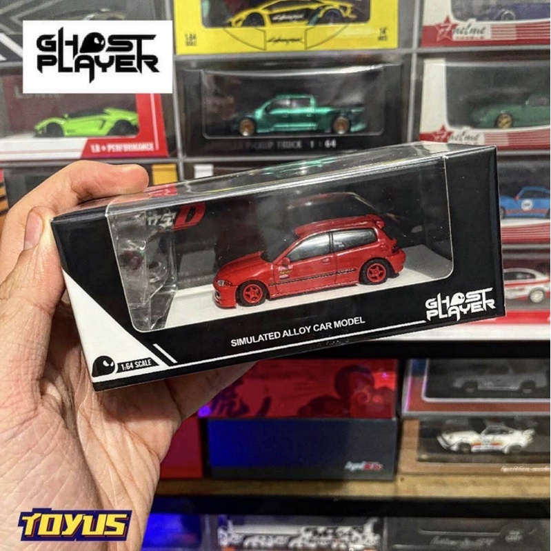 Jual ghost Player - WITH FIGURE INITIAL D HONDA CIVIC EG6 SHINGO SHOJI ...