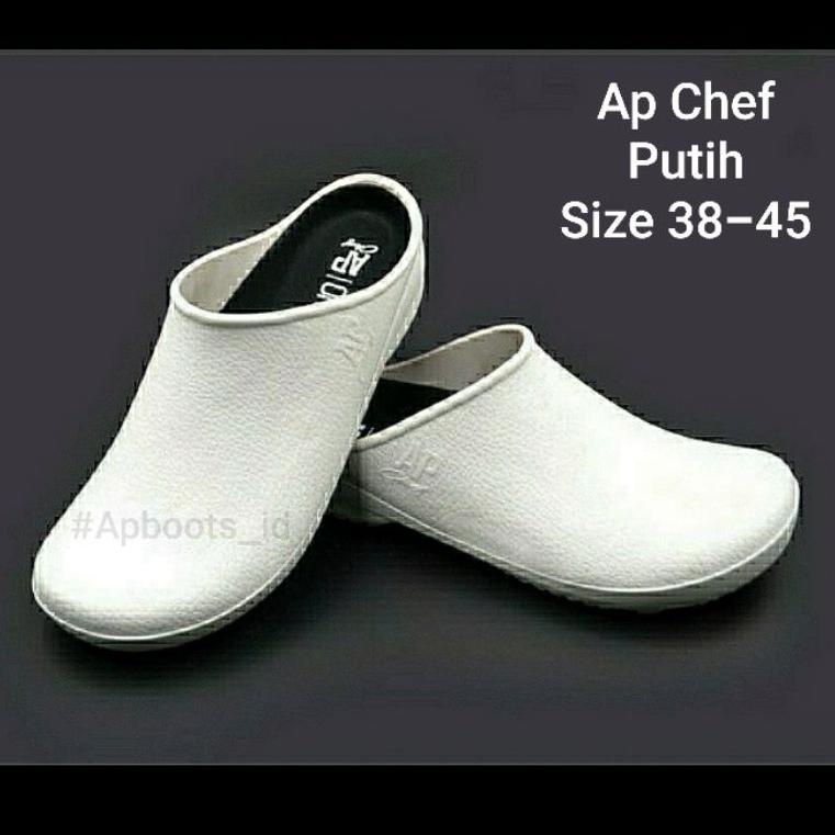 Jual O32S AP BOOTS CHEF HITAM DAN PUTIH 100% ORI - Sepatu dapur pria ...