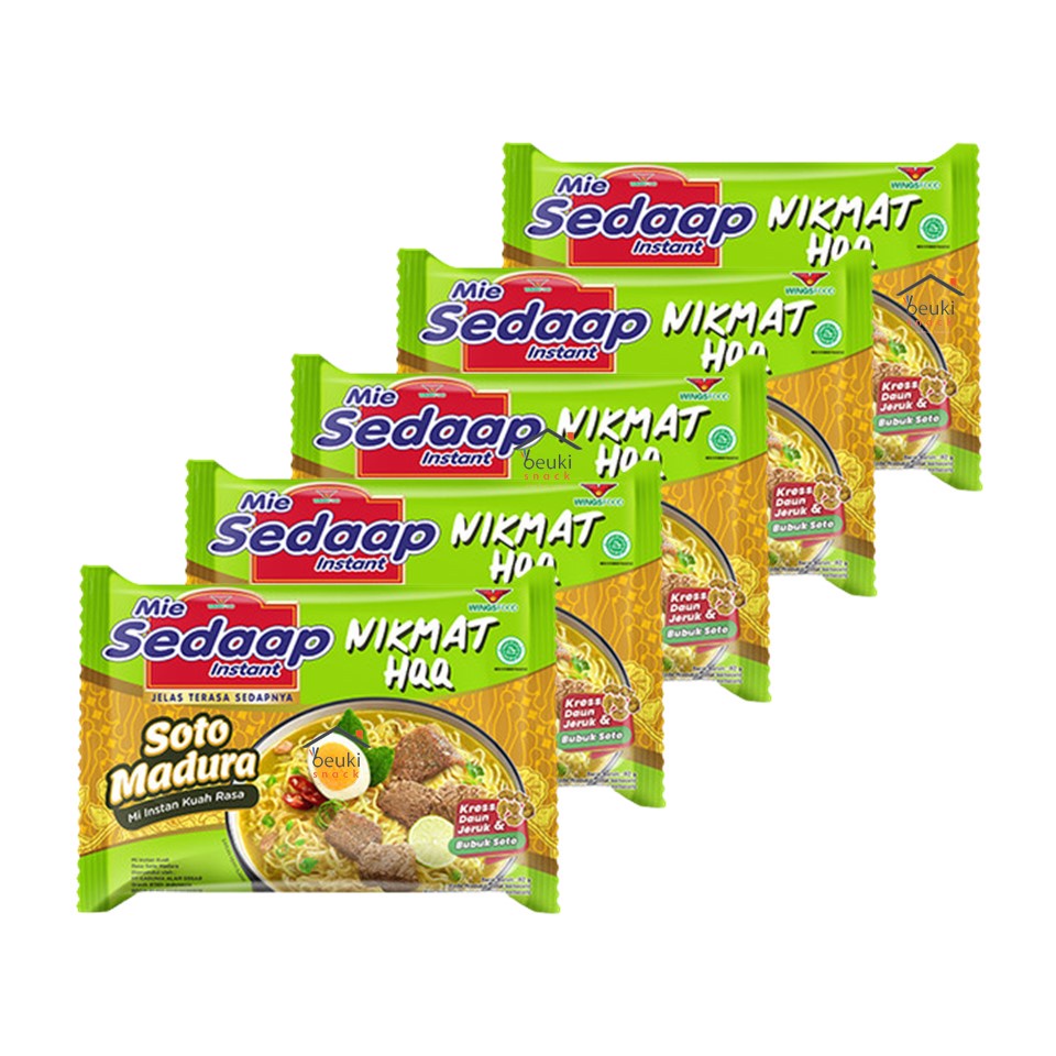Jual [ 5 pcs x 70 gram ] mie sedaap kuah varian rasa | Shopee Indonesia