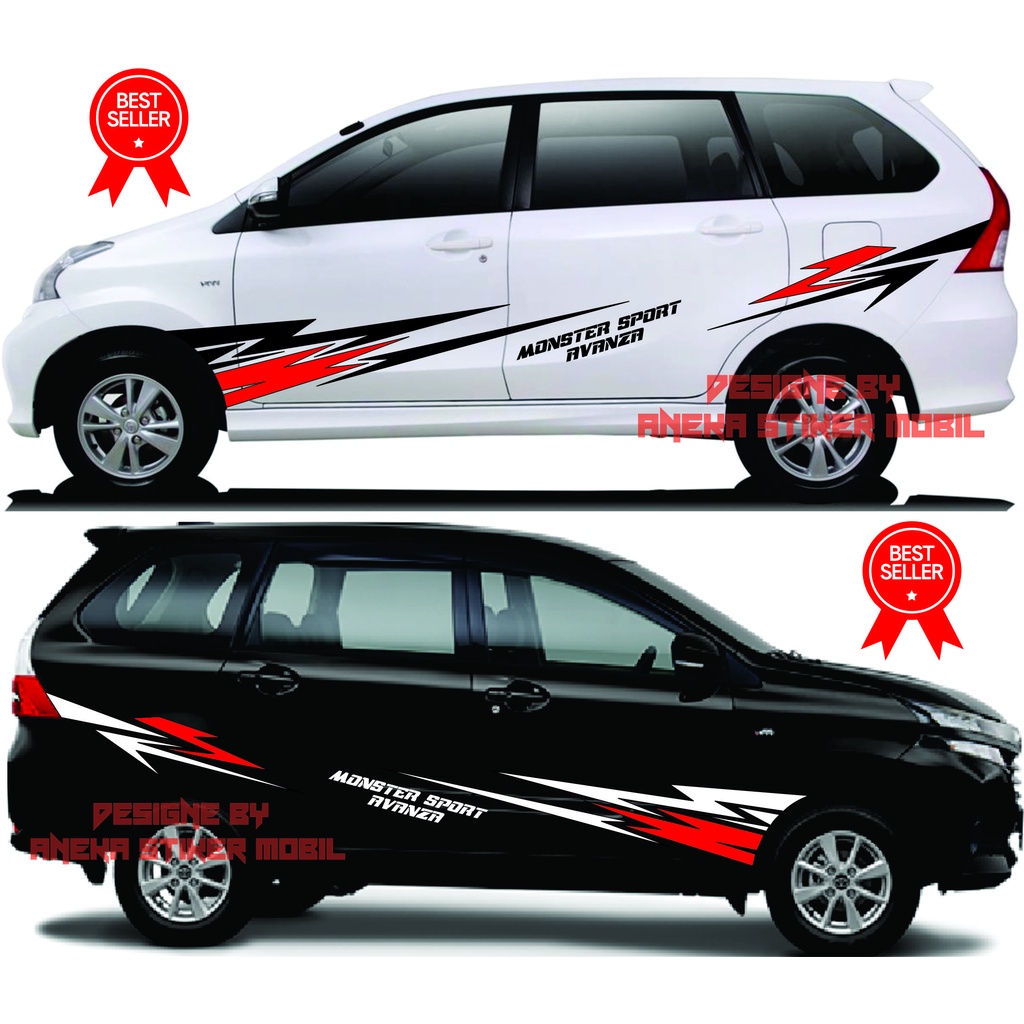 Jual STIKER MOBIL AVANZA STIKER MOBIL TOYOTA AVANZA STIKER AVANZA ...