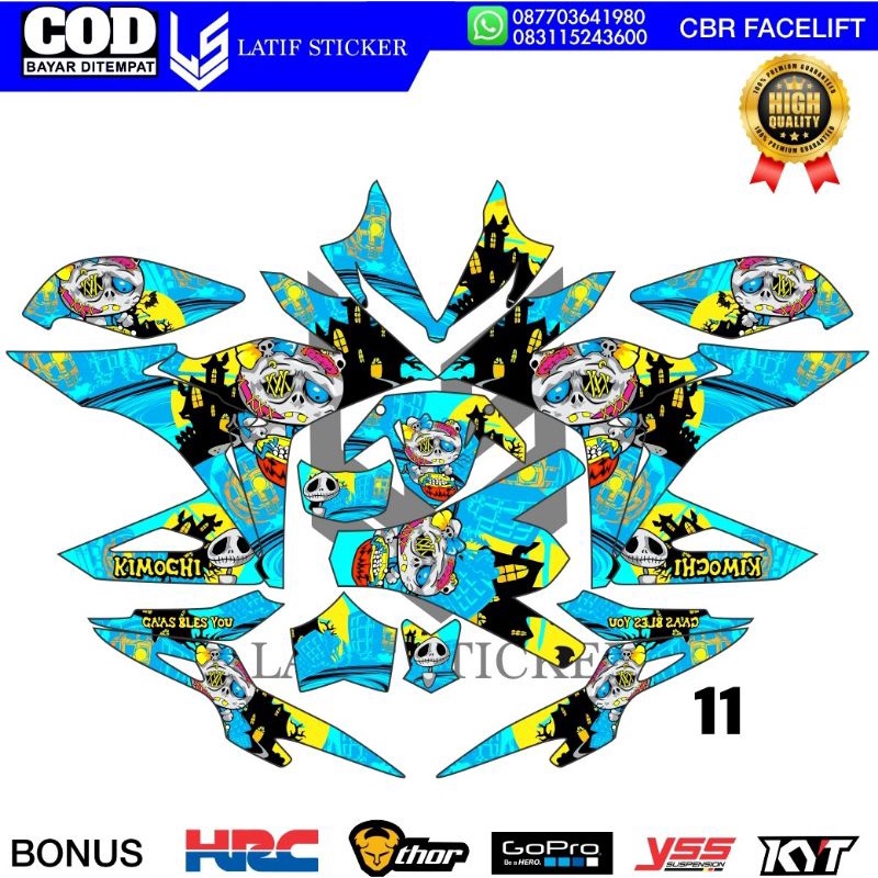 Jual decal motor cbr facelift | Shopee Indonesia