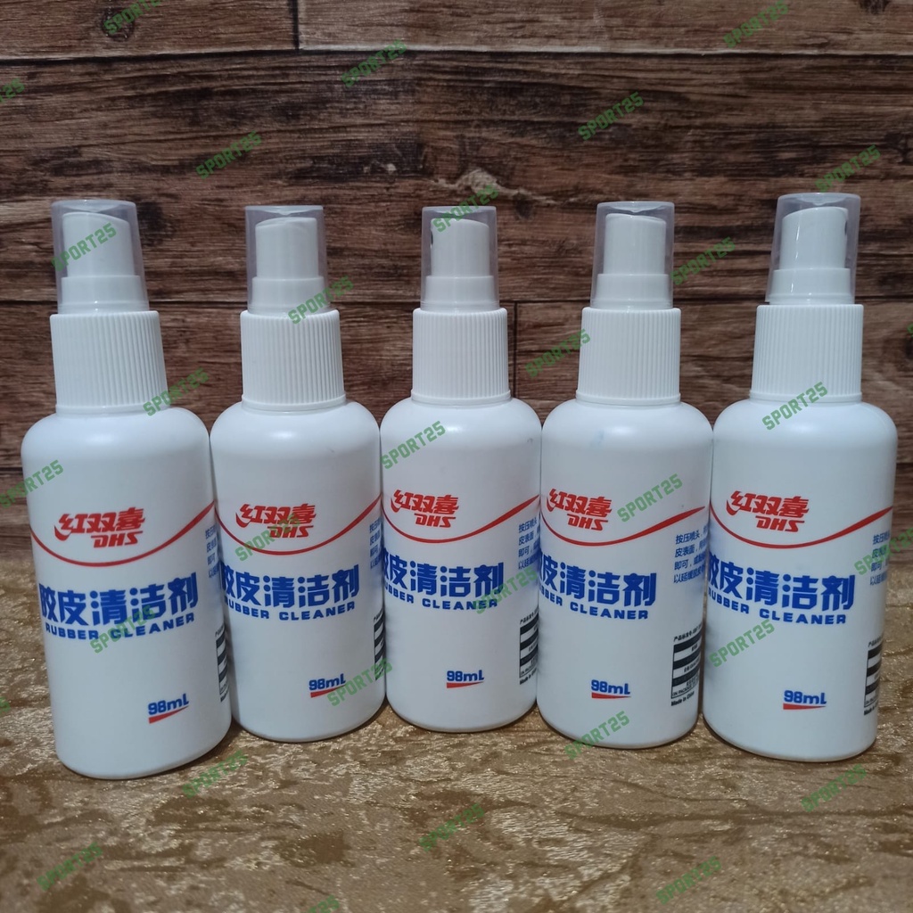 Jual DHS Rubber Cleaner Spray Pembersih Karet Rubber Bat Pingpong Tenis ...