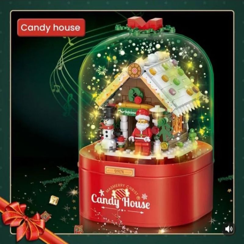 Jual CANDY HOUSE LEGO NATAL (MUSIC BOX) | Shopee Indonesia