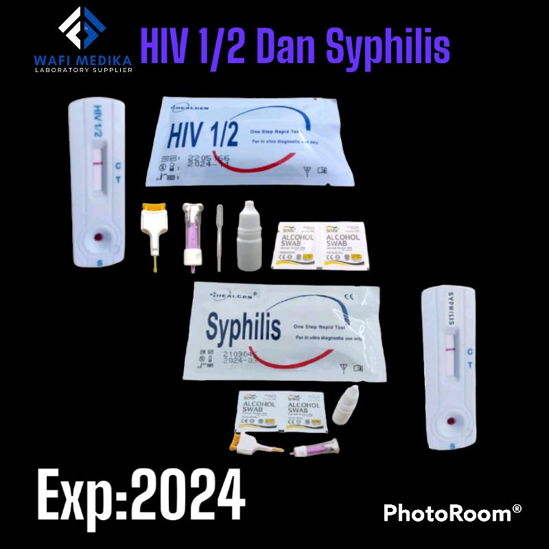 Jual Alat Test syphilis Dan HIV tes mandir lengkap Healgen | Shopee ...