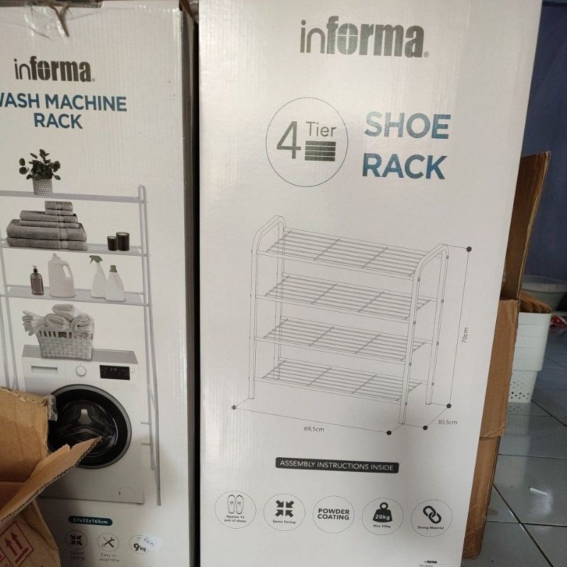 Jual rak sepatu informa bahan metal | Shopee Indonesia