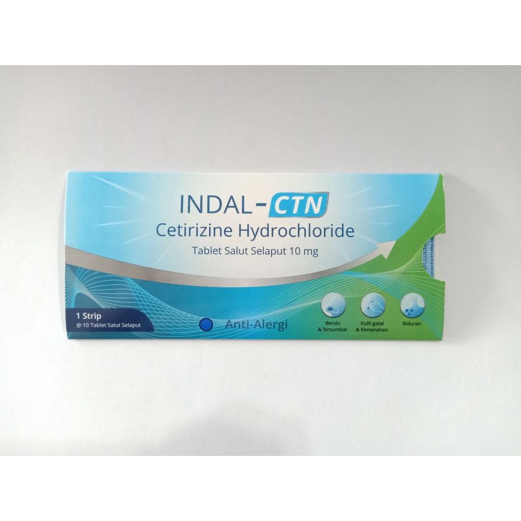 Jual Indal CTN 10 Tablet - Obat Anti Alergi Gatal Biduran | Shopee ...