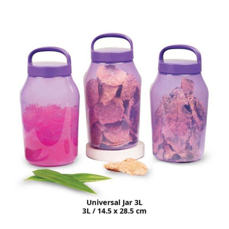 Jual Tupperware Universal Jar 3L (2 + 1) | Shopee Indonesia