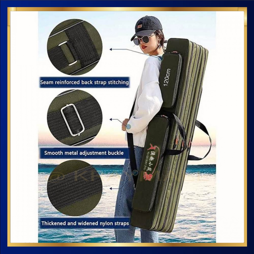Jual Tas Pancing Tiga Layer Waterproof Fishing Rod Bag 120cm - MS20 ...
