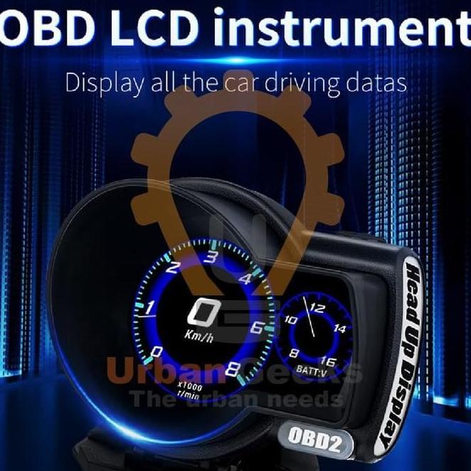Jual Head Up Display Hud Obd2 Speedometer Digital Obd Ii F8 Produk ...