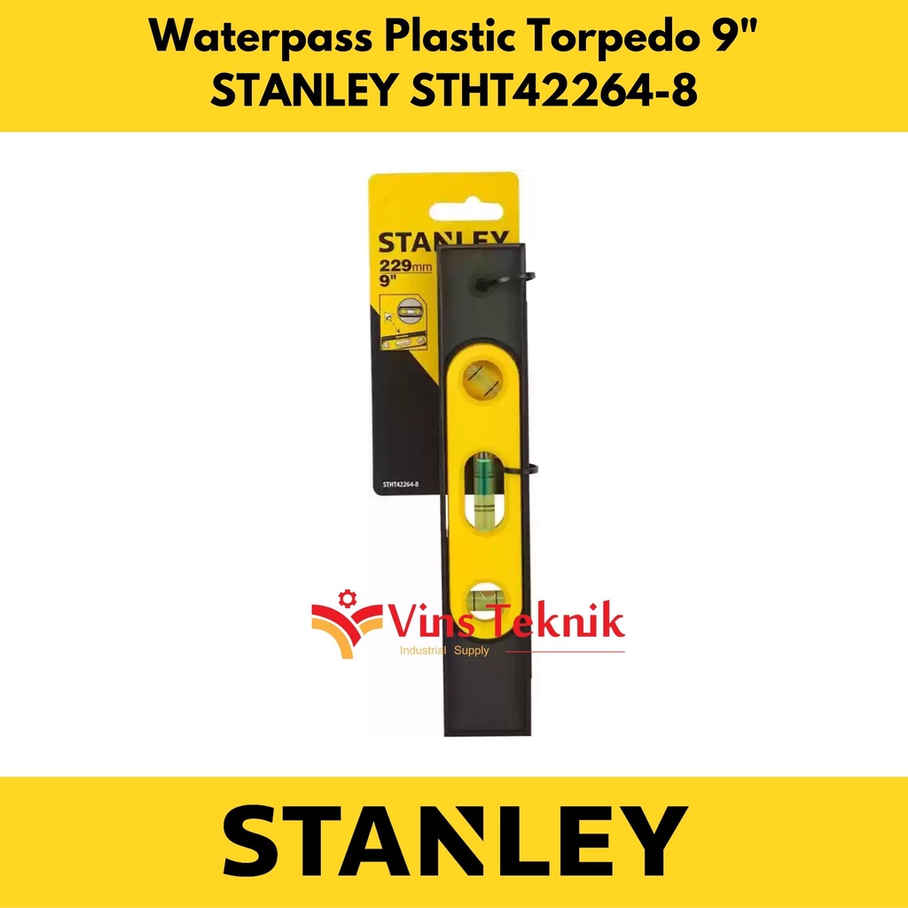 Jual Waterpas level STANLEY STHT42264-8 plastic torpedo 9" STHT 42264-8 ...