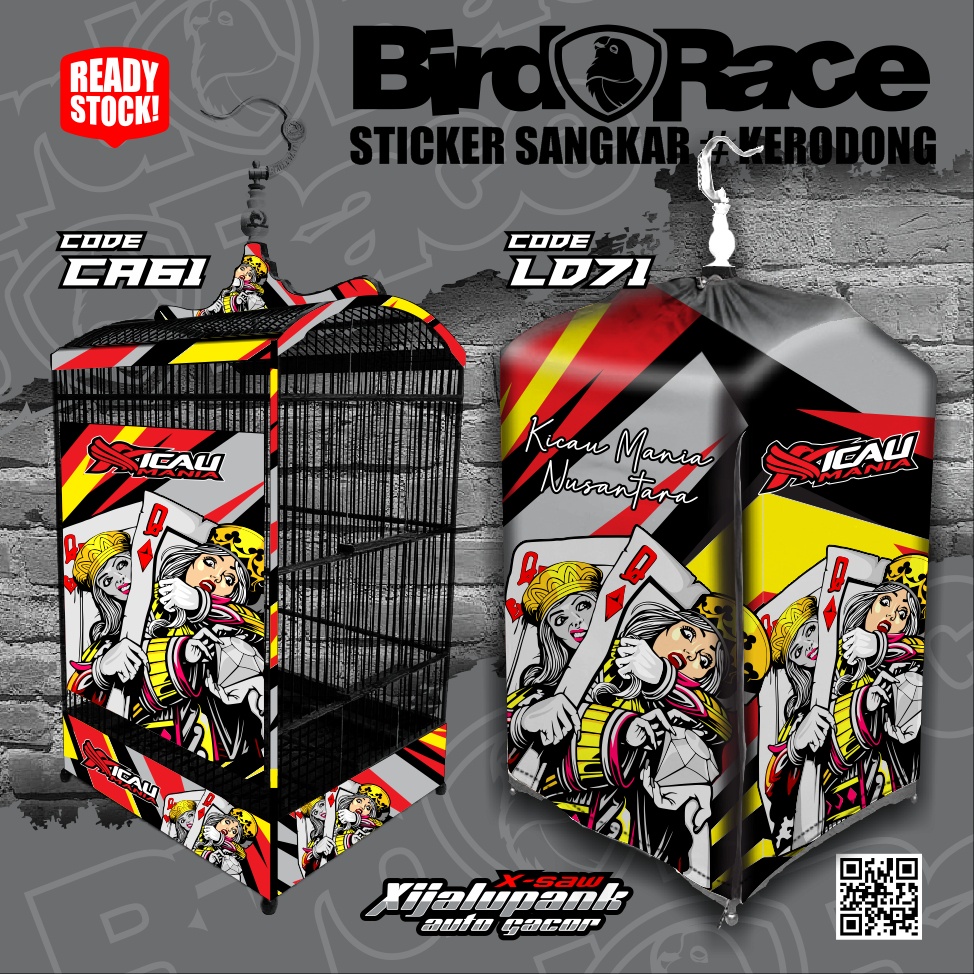 Jual STIKER KERODONG sangkar kotak Sticker krodong Ebod Jaya Oriq Jaya ...