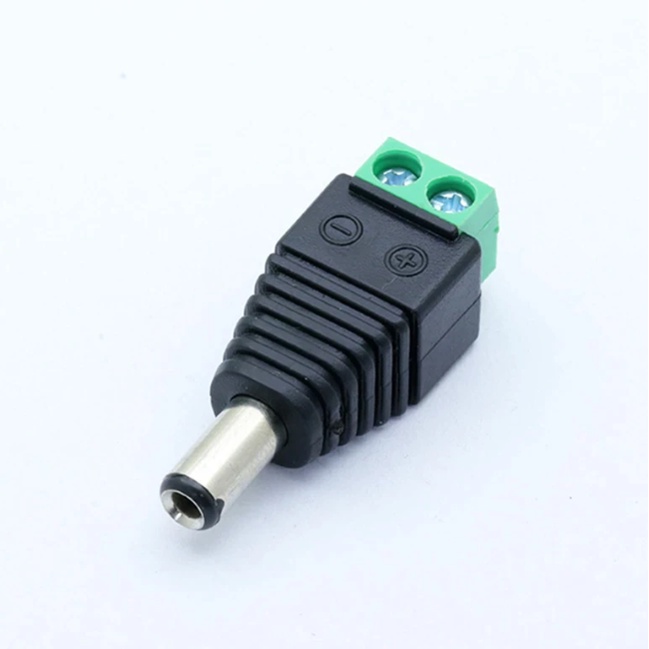 Jual Jack DC Power Plug Adapter Male 2.1mm x 5.5mm connector | Shopee ...