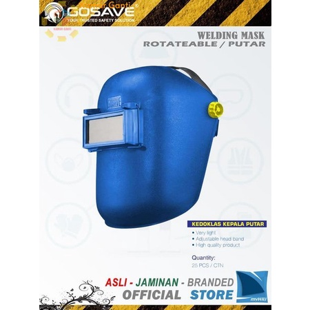 Jual KEDOK LAS PUTAR GOSAVE HELM LAS PUTAR GOSAVE INCLUDE KACA | Shopee ...