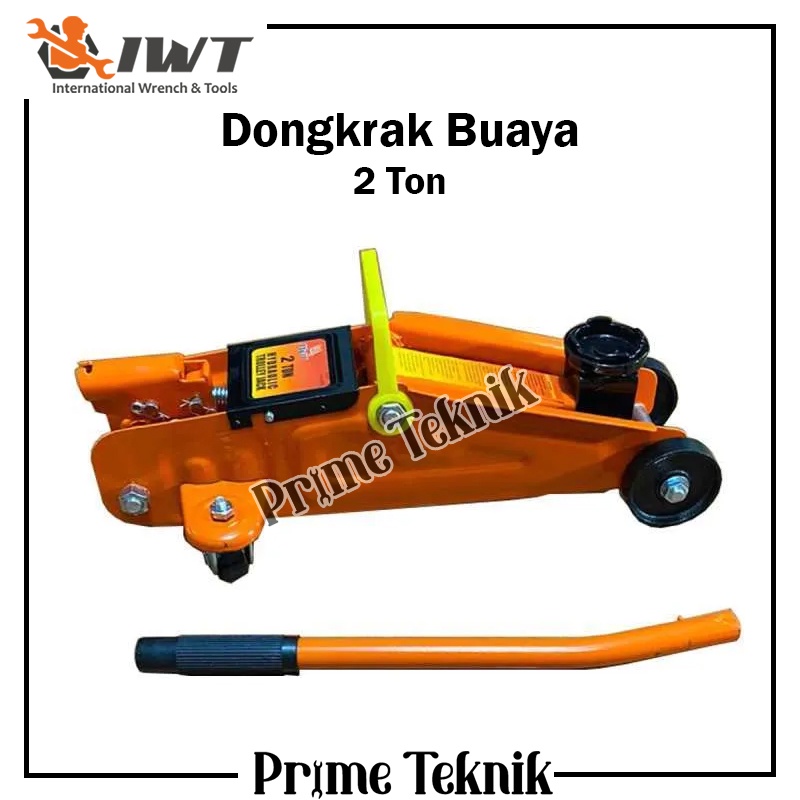 Jual Dongkrak Buaya 2 Ton Dongkrak Mobil IWT Hydraulic Trolley Jack 2T ...