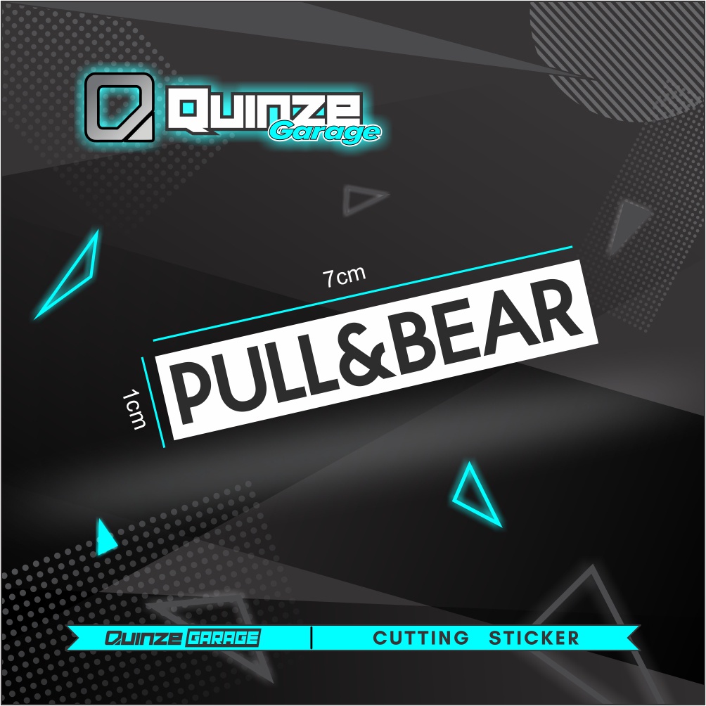 Jual Stiker PULL & BEAR | Sticker Pull and Bear | Cutting Sticker ...