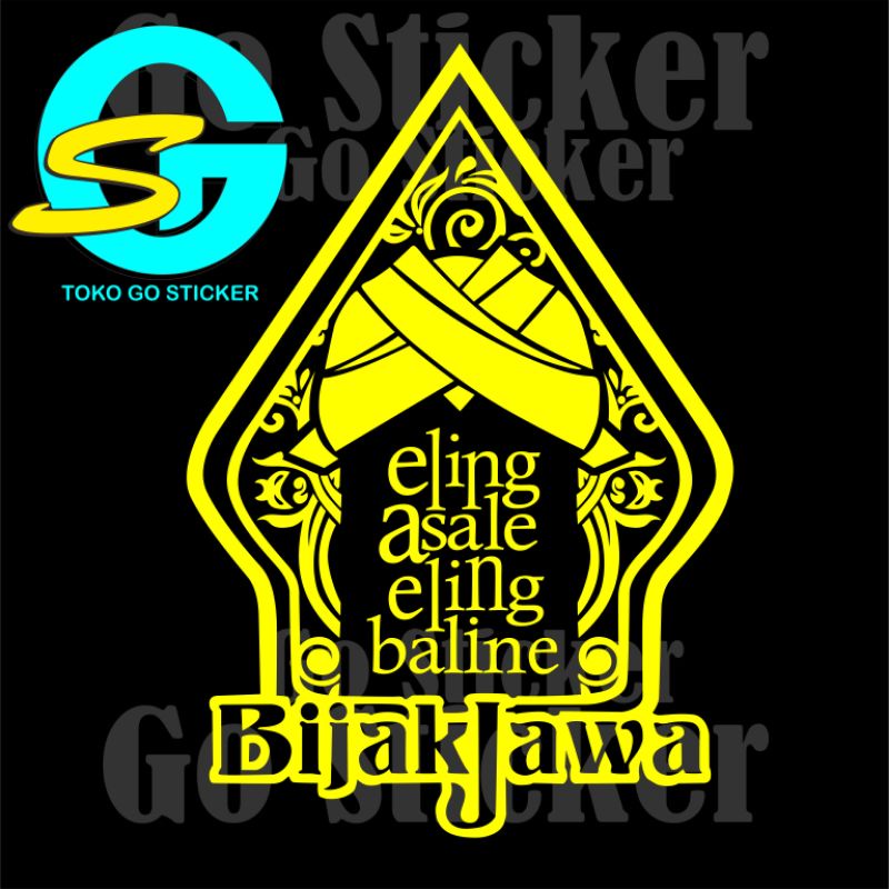 Jual sticker wayang, sticker gulungan, sticker jawa bijak | Shopee ...