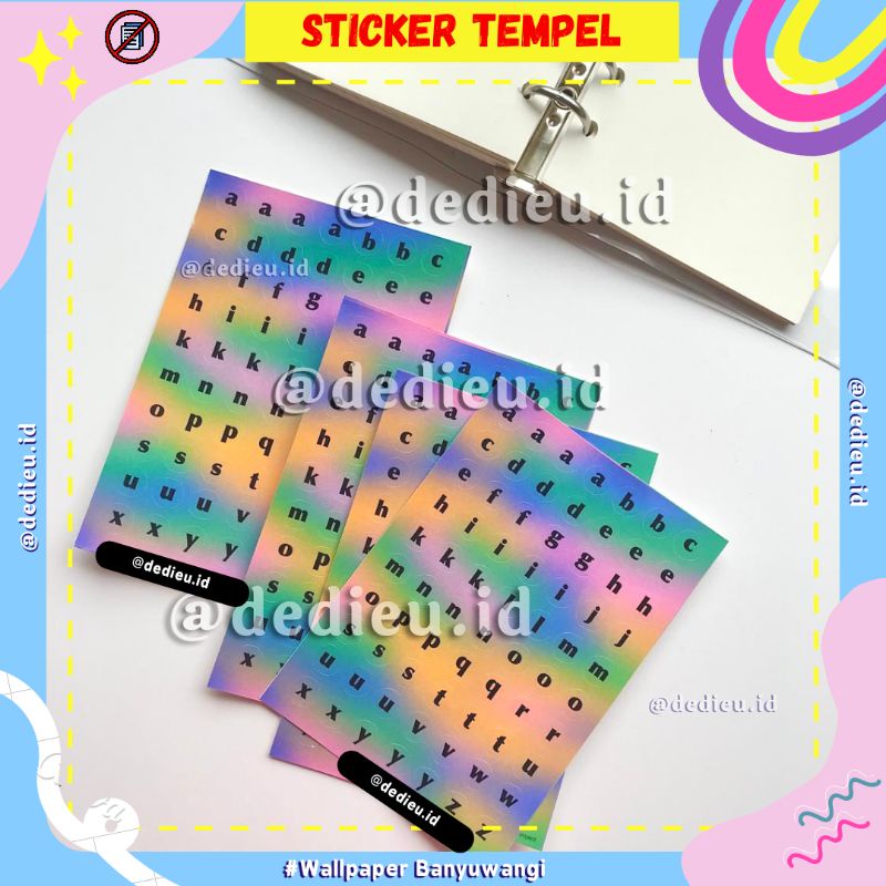 Jual Stiker Huruf Aesthetic Sticker Journal 1 Lembar | Shopee Indonesia