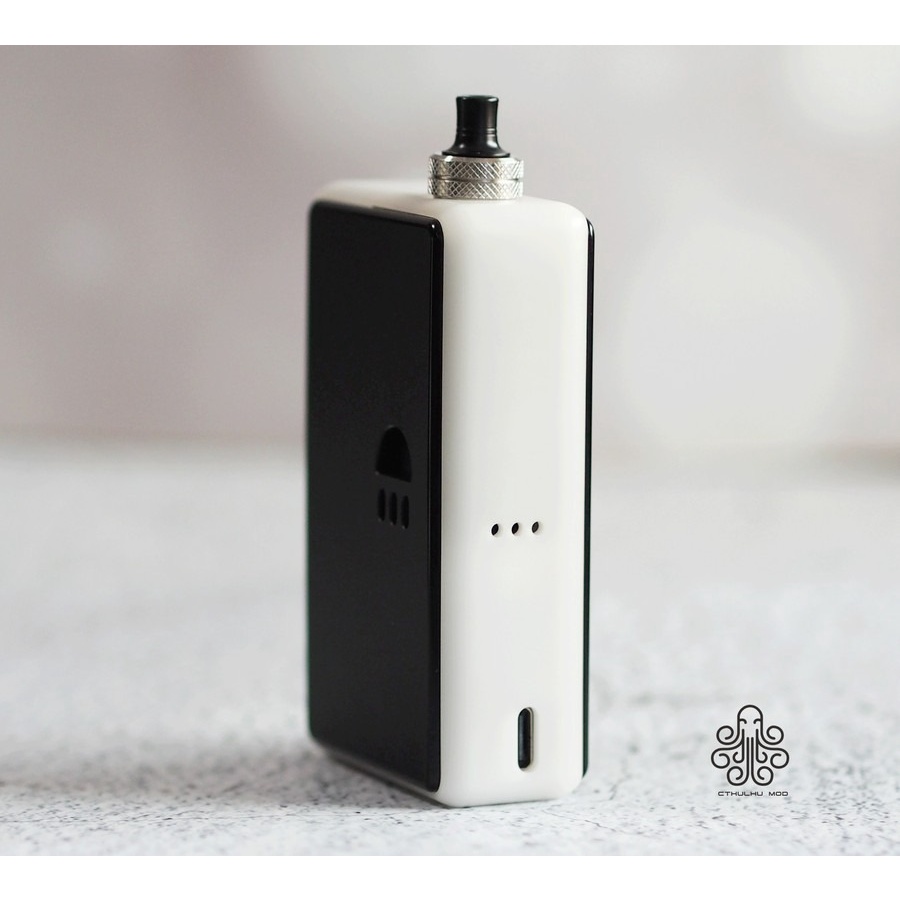 Jual CTHULHU AIO BOX MOD WHITE DELRIN & SILVER WITH RBA DEVICE CTHULHU ...