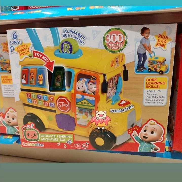 Jual Ccomelon ultimate learning adventure push and go bus | Shopee ...