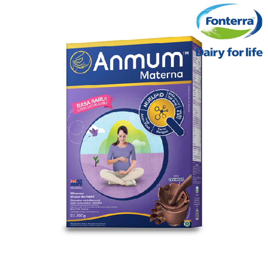 Jual Anmum Materna Susu Nutrisi Ibu Hamil Cokelat 200g | Shopee Indonesia