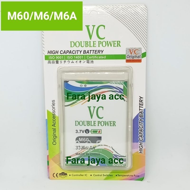 Jual Battery Double Power Evercross For M60/M6/M6A Double Power VC Berkualitas | Shopee Indonesia