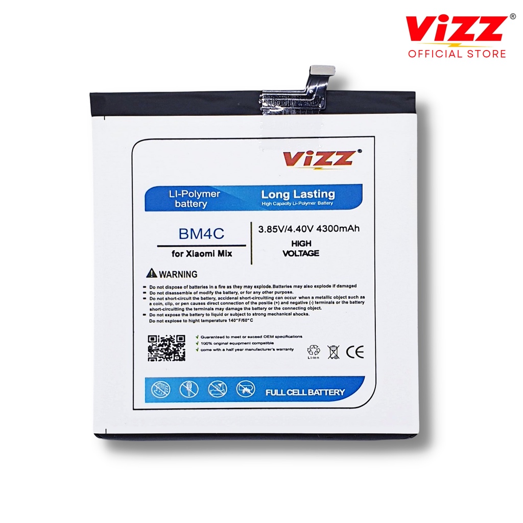 Jual VIZZ Baterai Xiaomi BM4C Batre Xiaomi Mix | Shopee Indonesia