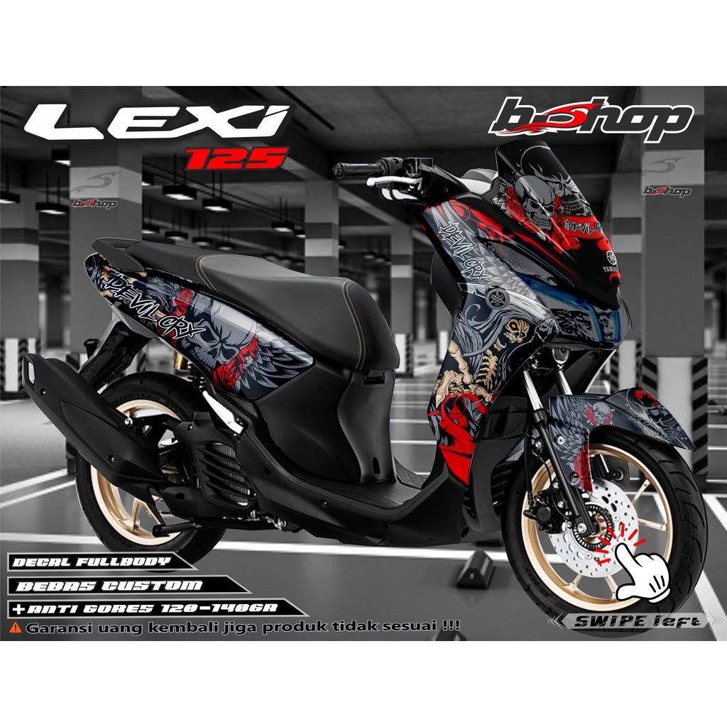 Jual decal stiker LEXI fullbody new variasi DEVILCRY bebas custom ...