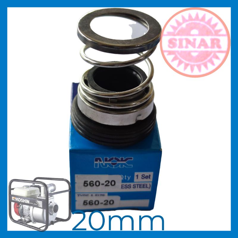 Jual MECHANICAL SEAL KOSHIN 18MM SEAL POMPA AIR 20MM | Shopee Indonesia