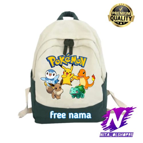Jual tas ransel sekolah anak pokemon | Shopee Indonesia