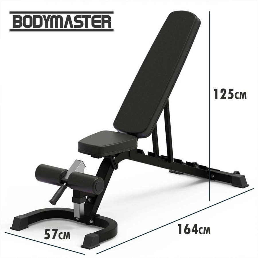 Jual BODYMASTER Adjustable Bench Bangku Benchpress Sit Up Fitness Gym ...