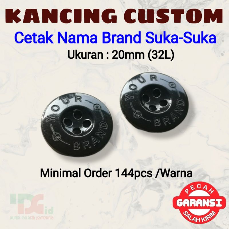Jual Kancing Baju PDL PDH Gamis Seragam Dinas Jas Almater Custom Label ...