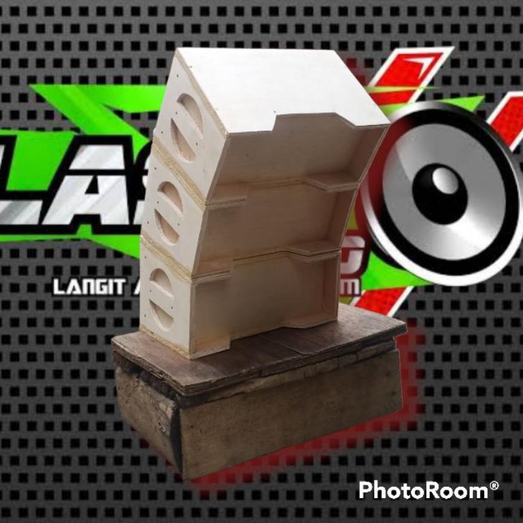 Jual BoX speaker 4 inch line array single plus Tweeter bahan triplek ...