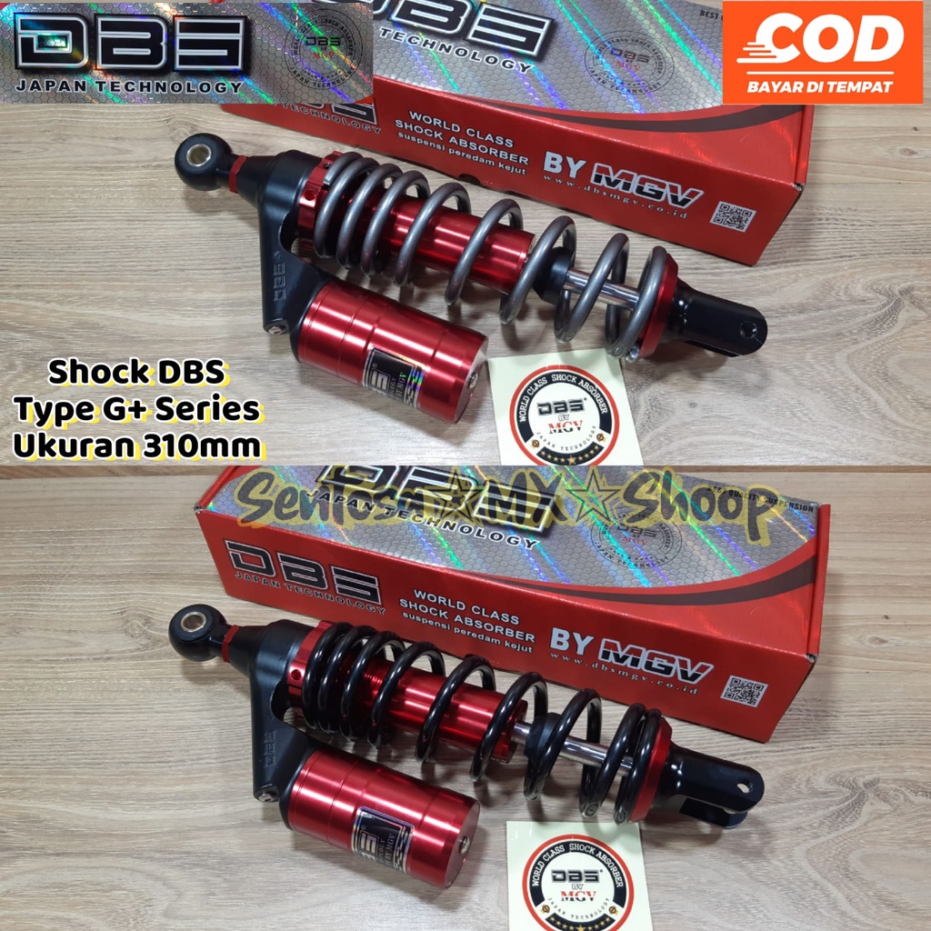 Jual SHOCK BELAKANG TABUNG ATAS DBS G+ SERIES UKURAN 310MM & 330MM ...