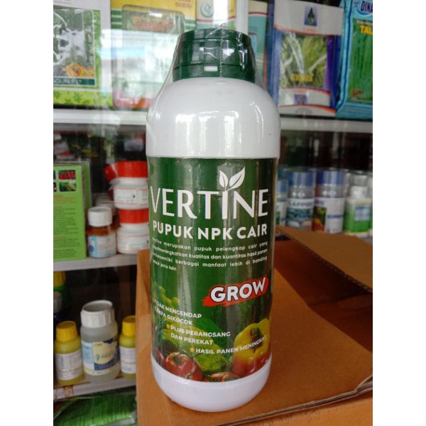 Jual Pupuk NPK Cair Vertine Grow Kemasan 1 Liter | Shopee Indonesia