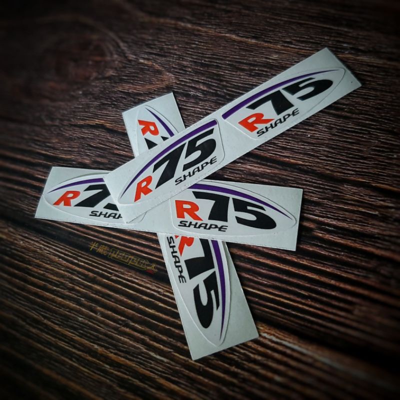 Jual Sticker Visor R75 Shape | Shopee Indonesia