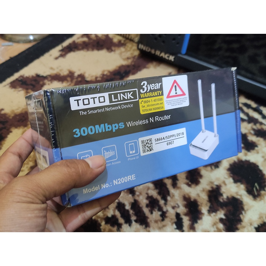 Jual TOTOLINK N200RE V4.0 300Mbps Wireless N Router | Shopee Indonesia