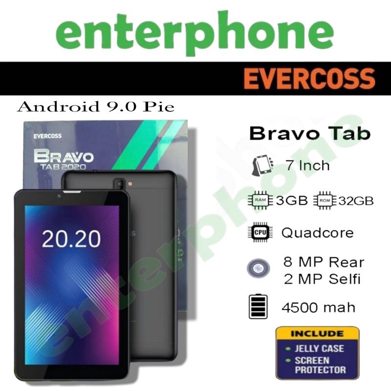 Jual EVERCOSS BRAVO TAB 3/32GB 4G LTE GARANSI RESMI - EVERCOSS WIN TAB ...