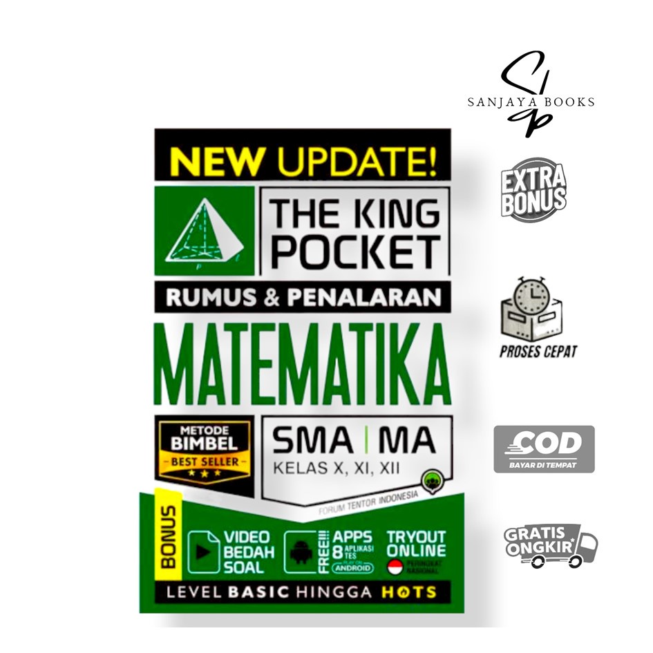 Jual NEW UPDATE THE KING POCKET RUMUS & PENALARAN MATEMATIKA SMA/ MA ...