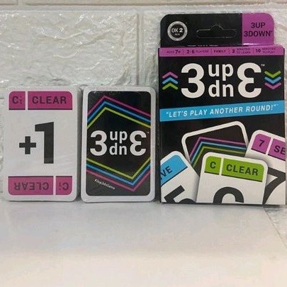 Jual kartu 3up 3down bisa dimainkan 2 sampai 6 orang | Shopee Indonesia