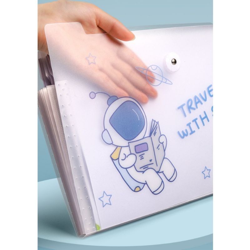 Jual 1 buah!! Map plastik sekat organizer/map sekat/map plastik ...