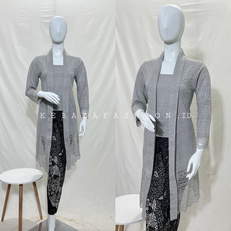 Jual Kebaya Tunik / Tunik Brokat / Kebaya Modern / Kebaya Tile / Kebaya kutu baru modern/ Batik ...
