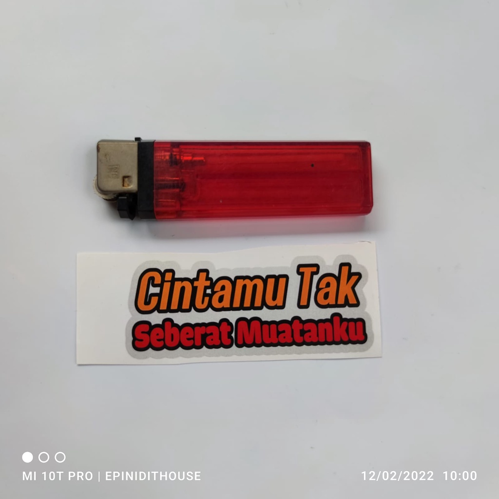 Jual Stiker Cinta Tak Seberat Humor Lucu Viral Plesetan Meme Motor HP ...